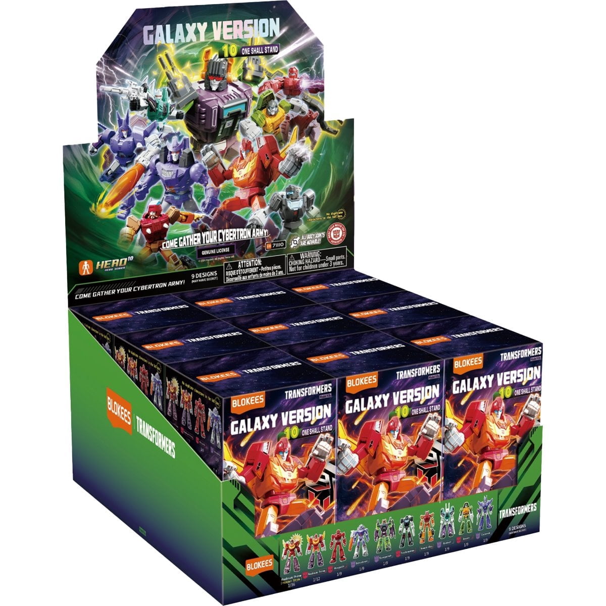 Blokees Transformers Galaxy Version 10: One Shall Stand - Sealed Case ...