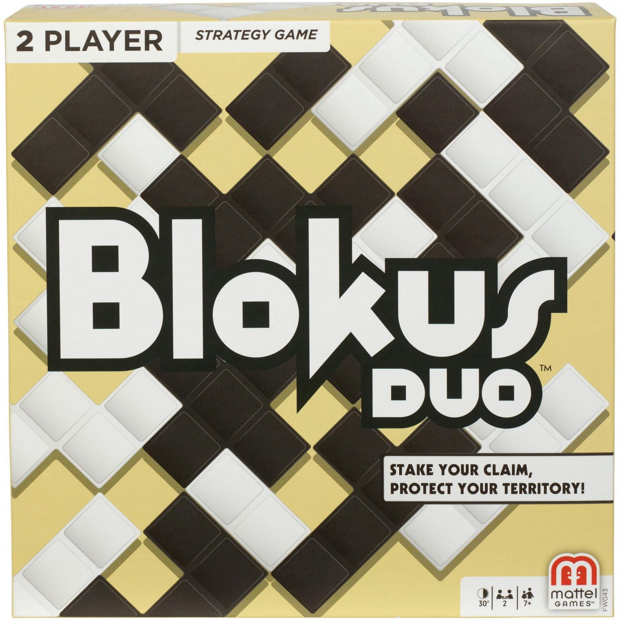 Blokus Duo Fun Toy Strategy Board Game for 2 Players, Ages 7+ - Walmart.com
