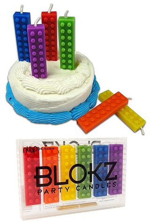 Blokz Party Candles Lego Blocks Style - Walmart.com