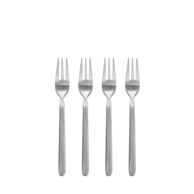 Blomus 6 x 8 in. Stella Stainless Steel Cake Fork, Set of 4 - Walmart.com
