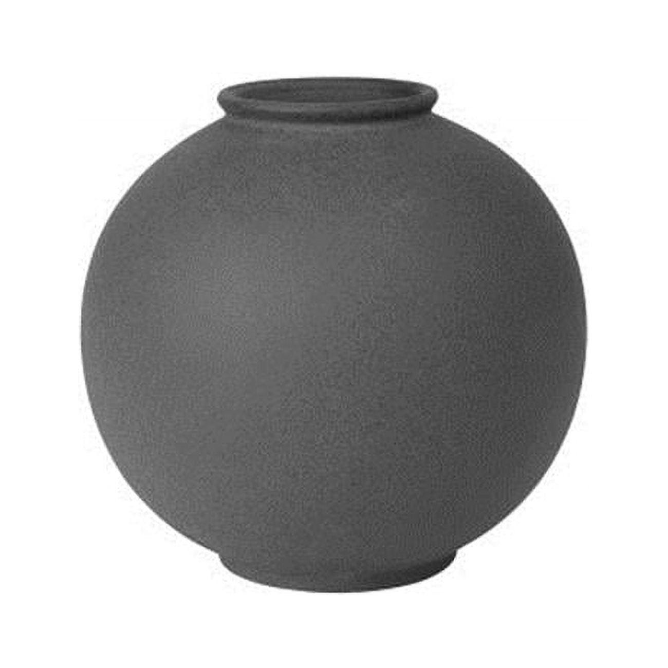 Blomus 65722 9 x 9 in. Rudea Ceramic Vase, Peat - Walmart.com