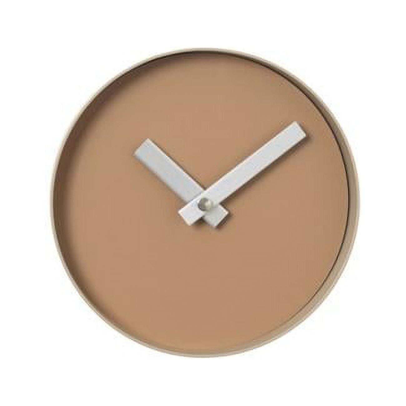 Blomus 65907 8 in. Wall Clock Tan Face with Nomad Khaki Rim - Walmart.com