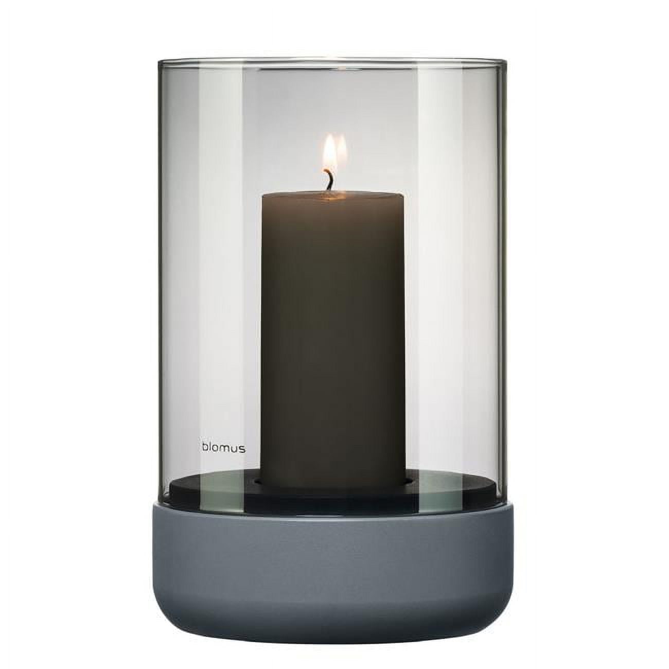 Blomus 66230 Calma Medium Hurricane Lamp Candle Holders with Candle ...