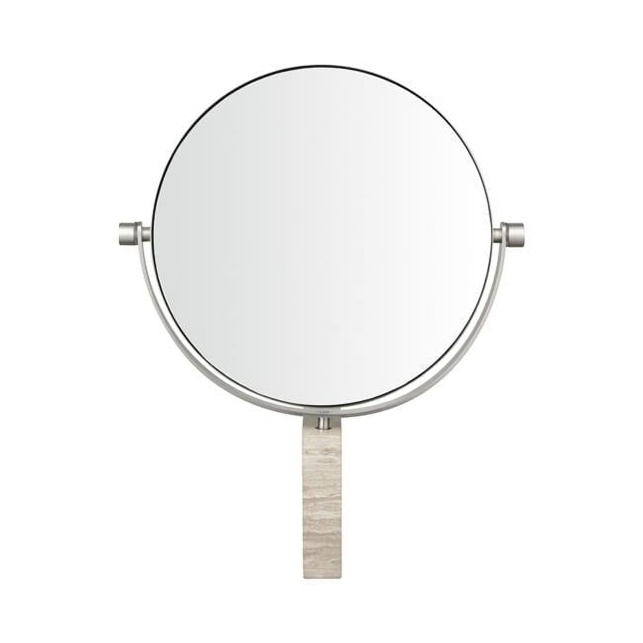 Blomus 66338 10 x 8 x 1 in. Lamura Marble Vanity Mirror, Wall Mounted ...