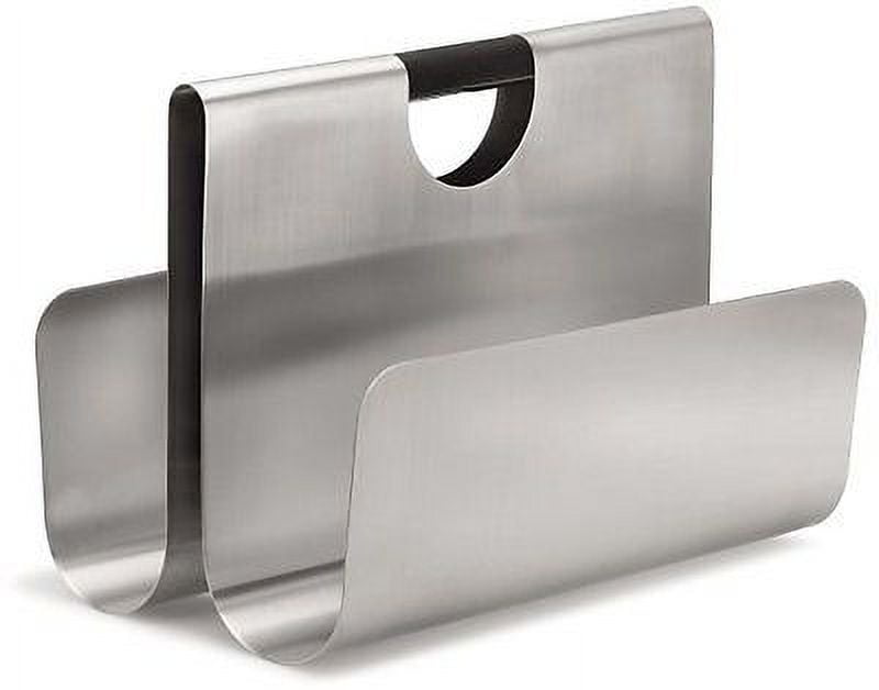 Blomus Wactor Stainless Steel Magazine Holder Modern Home Office Decor ...