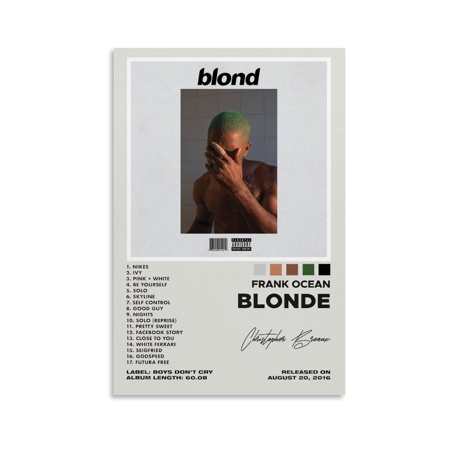 Blond 12 Painting Vintage Poster Picture Print Wall Art Poster Painting ...