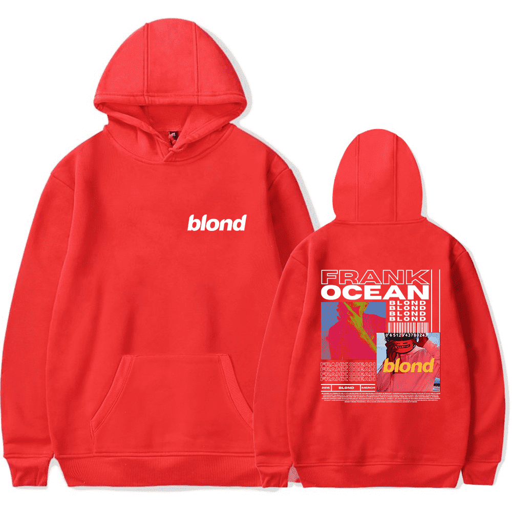 Blond Blonde Album Cover Hoodie Frank Ocean Merch Hoodies Fashion Hip Hop Rapper Men Women ...