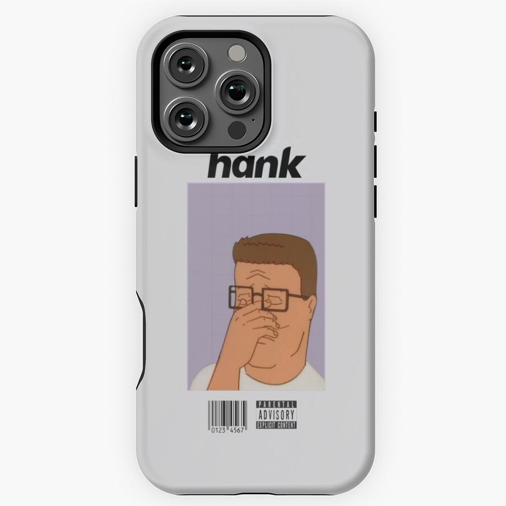 Blond Hank Hill Funny Album Cover Phone Case for iPhone 16 15 14 13 12 ...