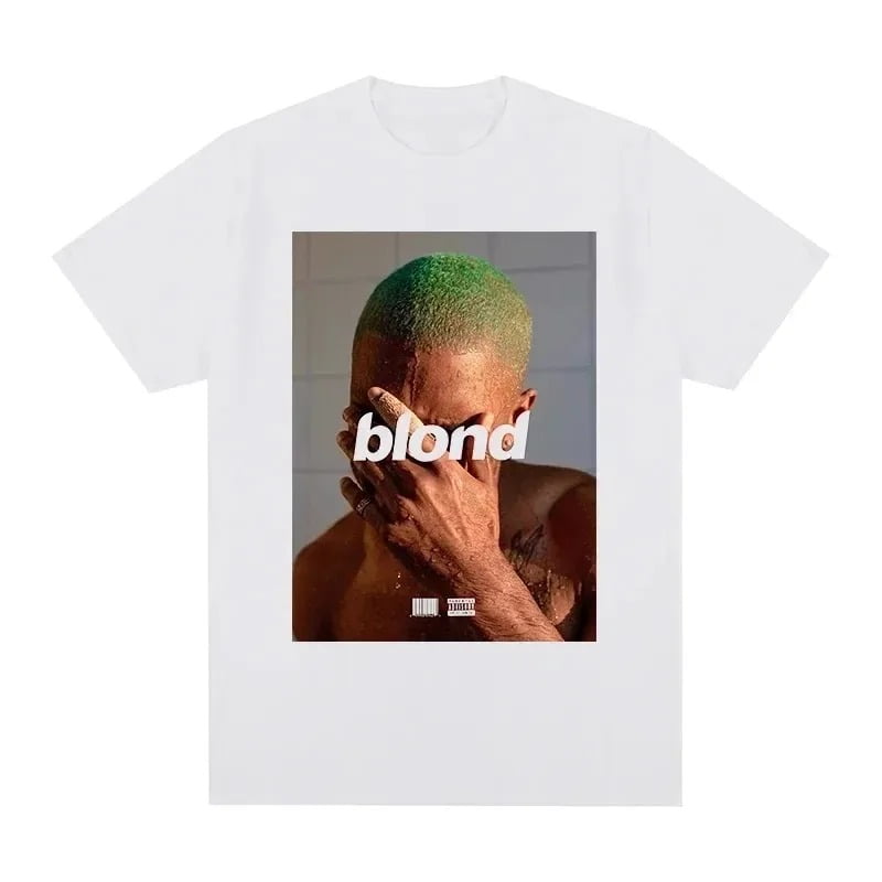 Blond Hip Hop Tshirt Rapper Frank T-shirt Ocean Oversized T Shirts ...
