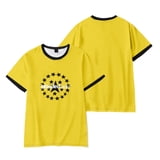 Blond Radio Star Ringer T-shirts Merch Fashion Print Top Short Sleeved ...