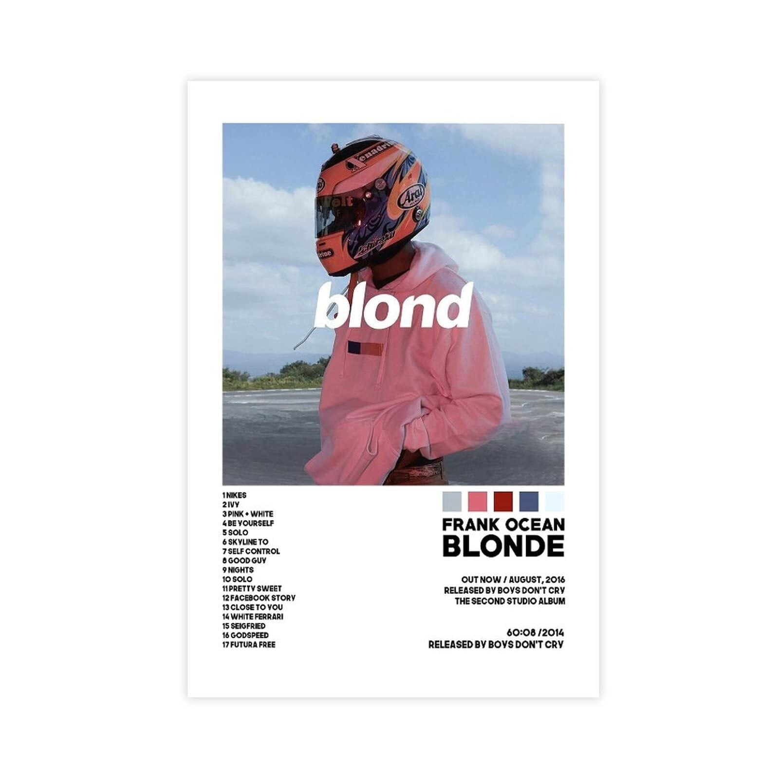 Blonde Album Cover Poster Canvas Poster Bedroom Decor Sports Landscape ...