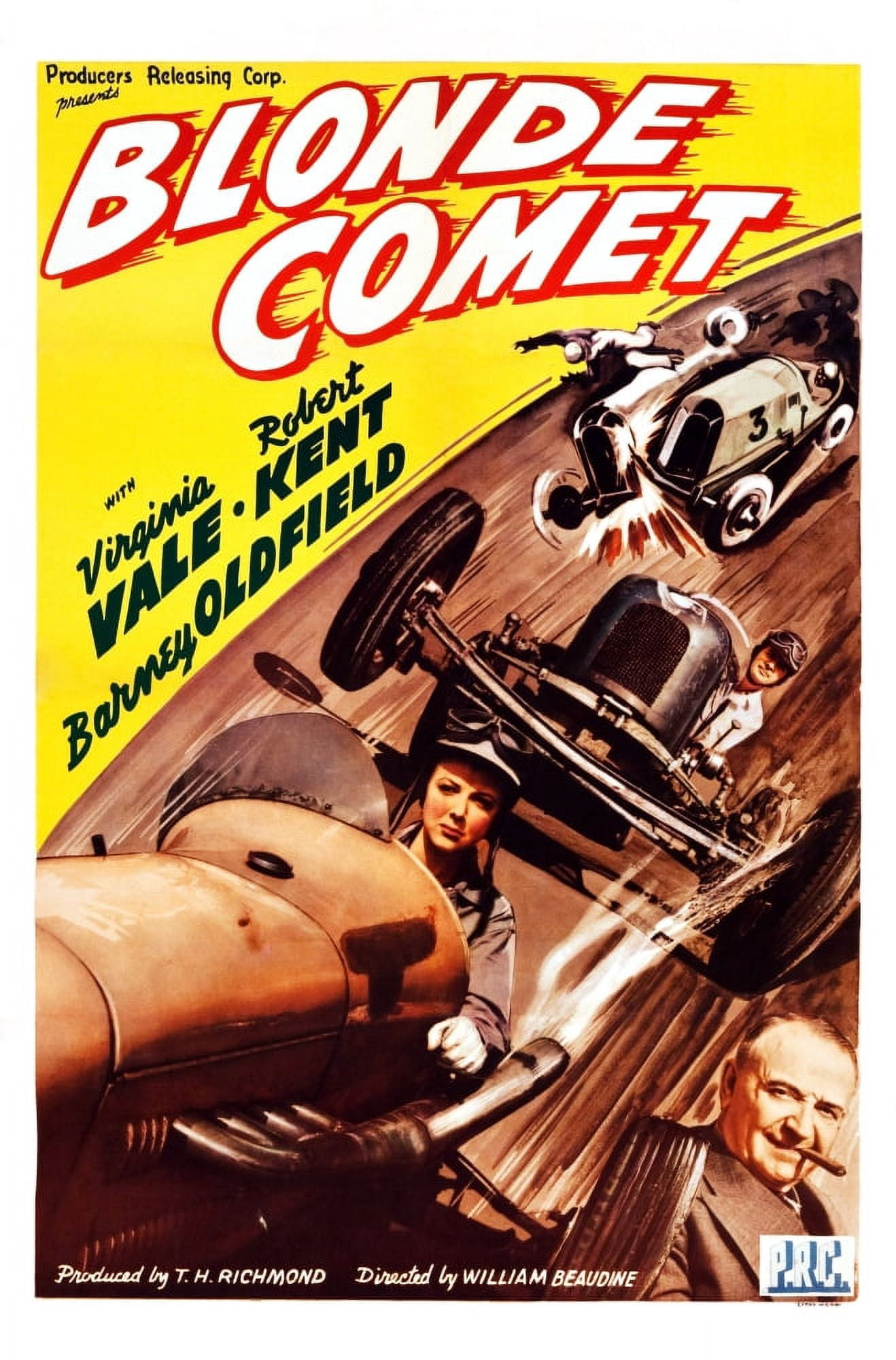 Blonde Comet L-R: Virginia Vale Robert Kent Lower Right: Barney ...