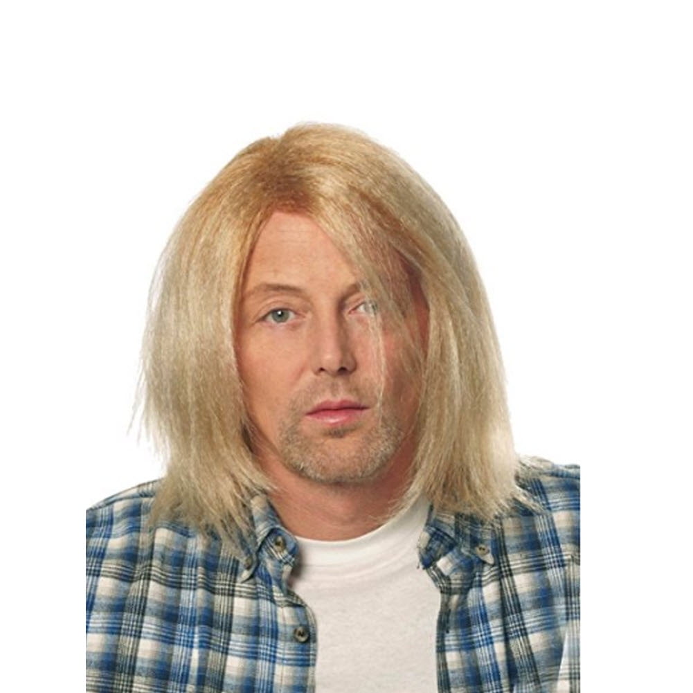 Adult Blonde Grunge Rocker Kurt Cobain Men's Costume Wig, One Size ...