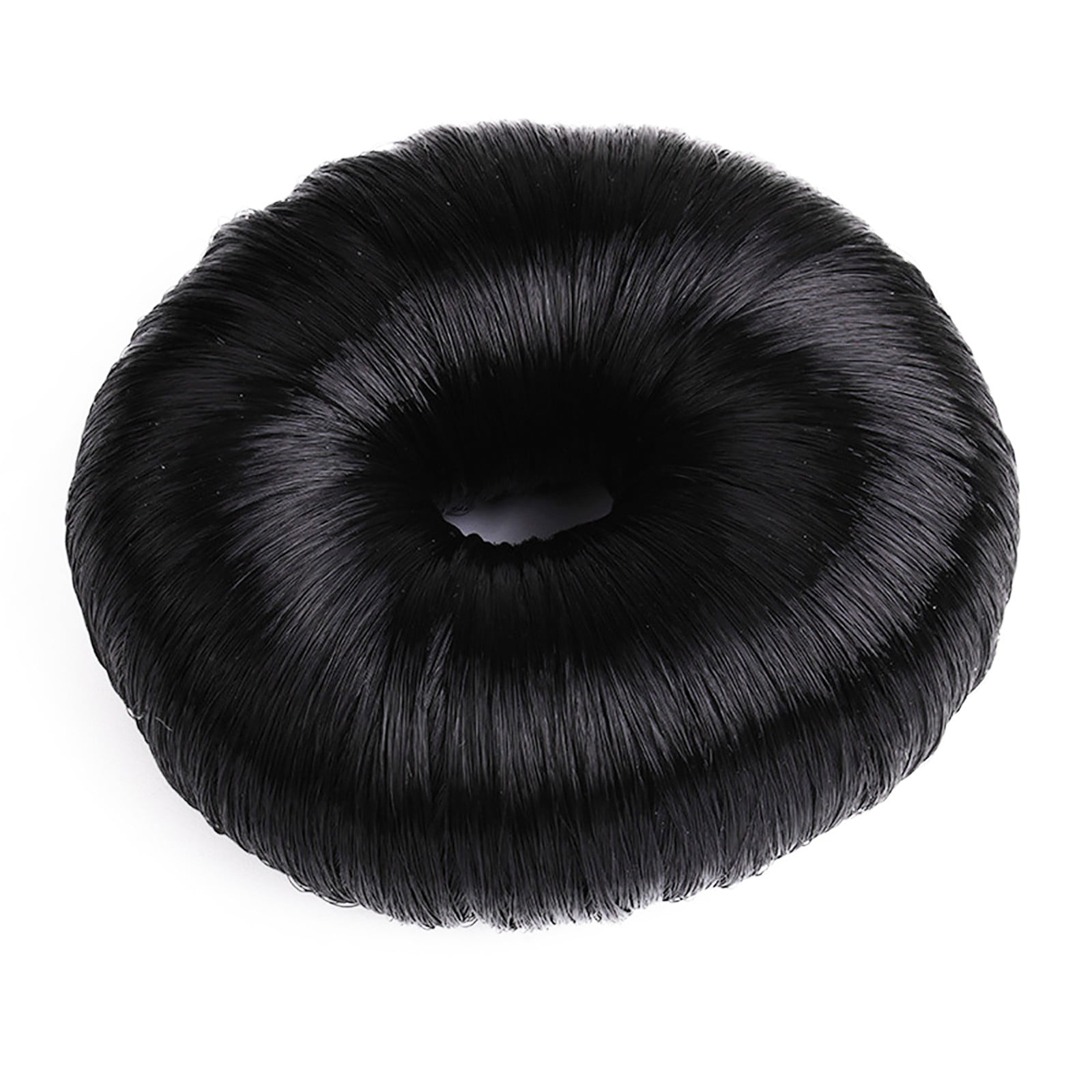 Blonde Hair Extension Wig Synthetic Fiber Bun Ring for Women Hair ...