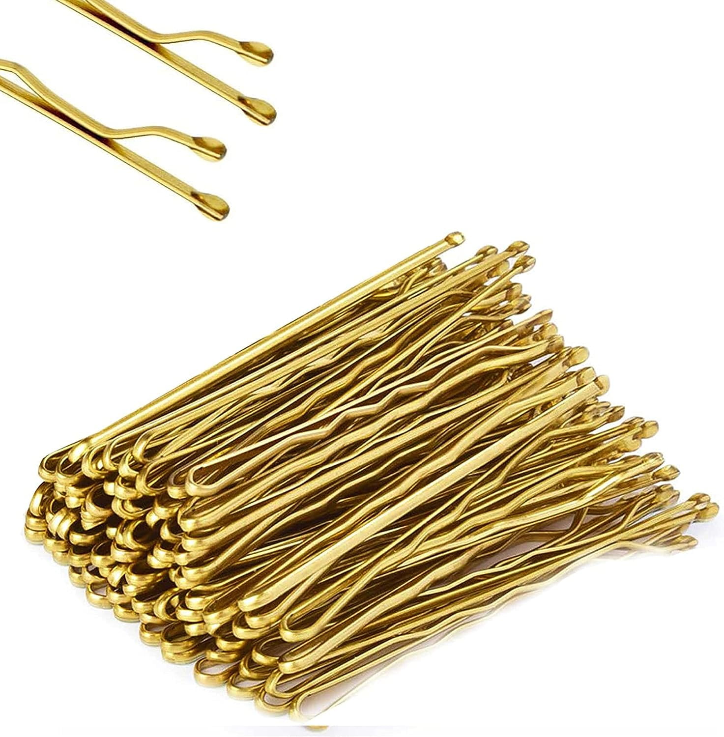 Blonde Hair Pins 100 Pcs Bobby Pins Blonde Hair Grips Kirby Grips Hair Pins for Buns, Bun Pins ...
