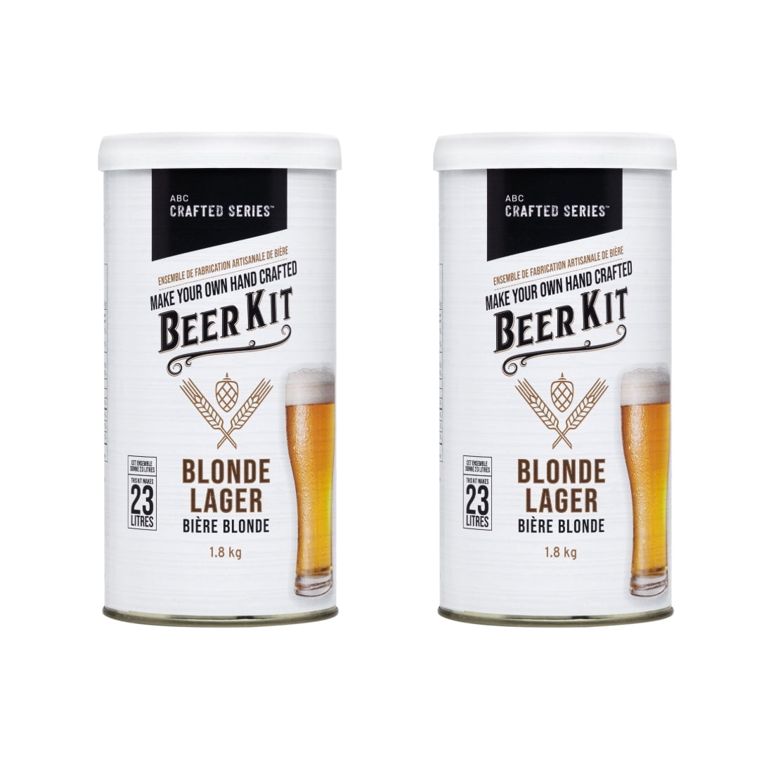 Blonde Lager Beer Making Kit (1.8 kg | 3.9 Lb) | Pack of 2 - Walmart.com