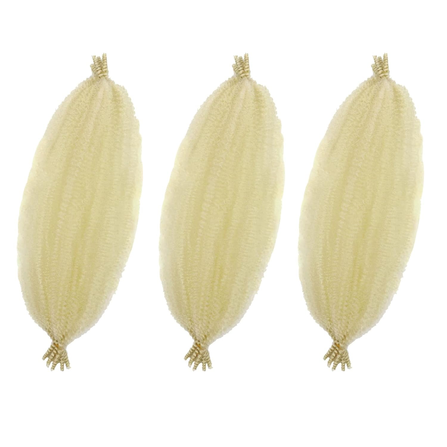 Blonde Marley Twist Braiding Hair 16 Inch Marley Hair 613 Faux Locs ...