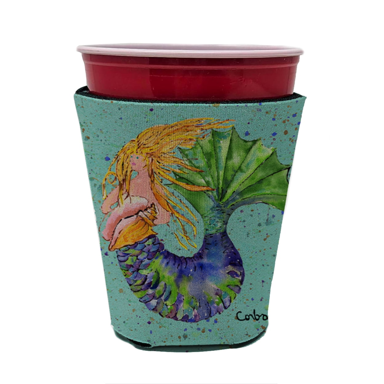 Blonde Mermaid Red Cup Hugger - Walmart.com