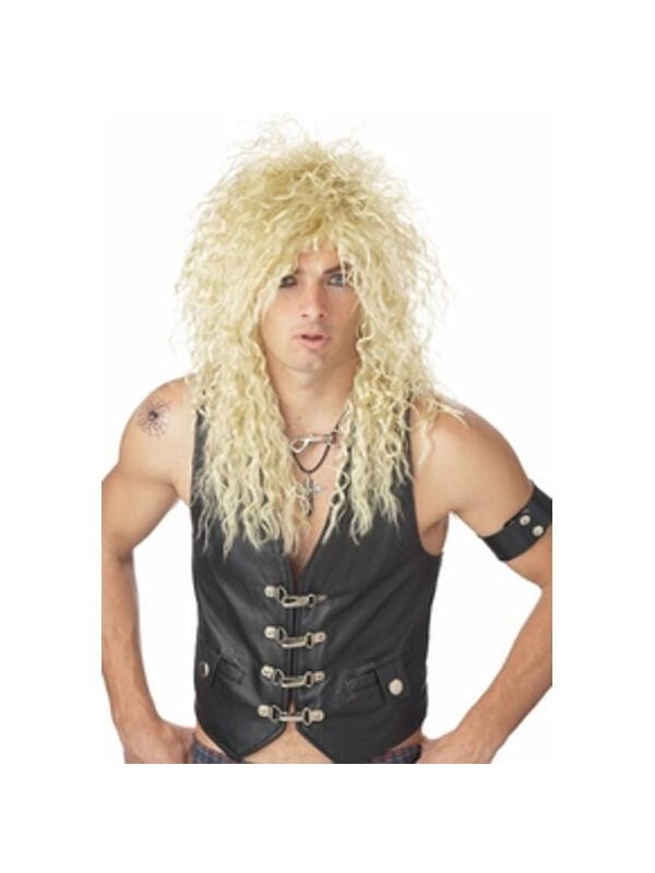 Blonde Rock Band Wig - Walmart.com