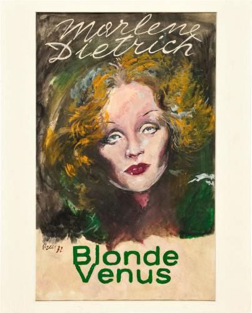Blonde Venus Movie poster Metal Sign 8inx 12in Print on Metal 8x12 ...