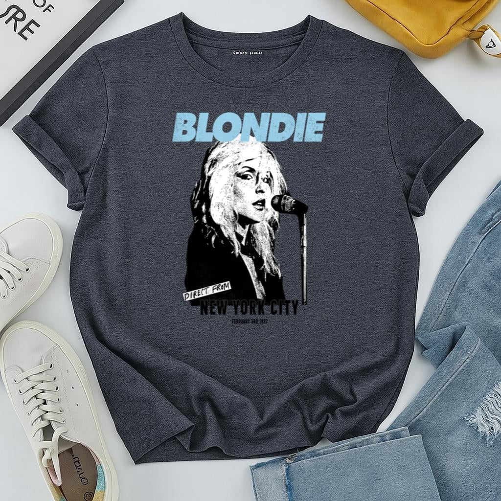 Blondie 1977 NYC Retro Band Vintage 70s Debbie Harry Fan Graphic Unisex ...