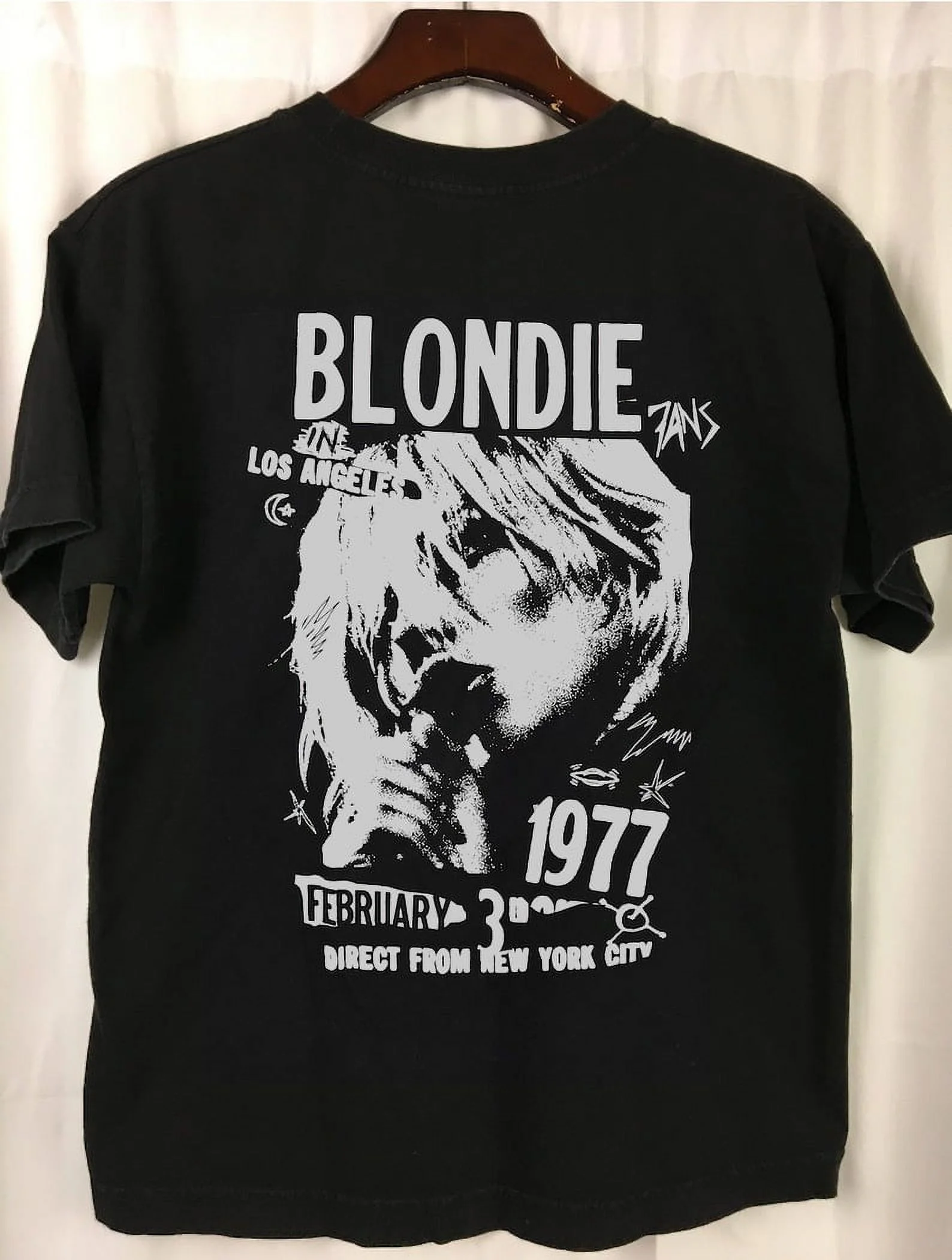 Blondie Debbie Harry 1977 T-Shirt - Walmart.com