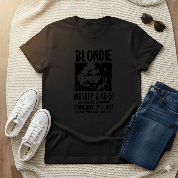 Blondie Debbie Harry Cool 80s Vintage Music Icon Fan Art Unisex T-Shirt ...