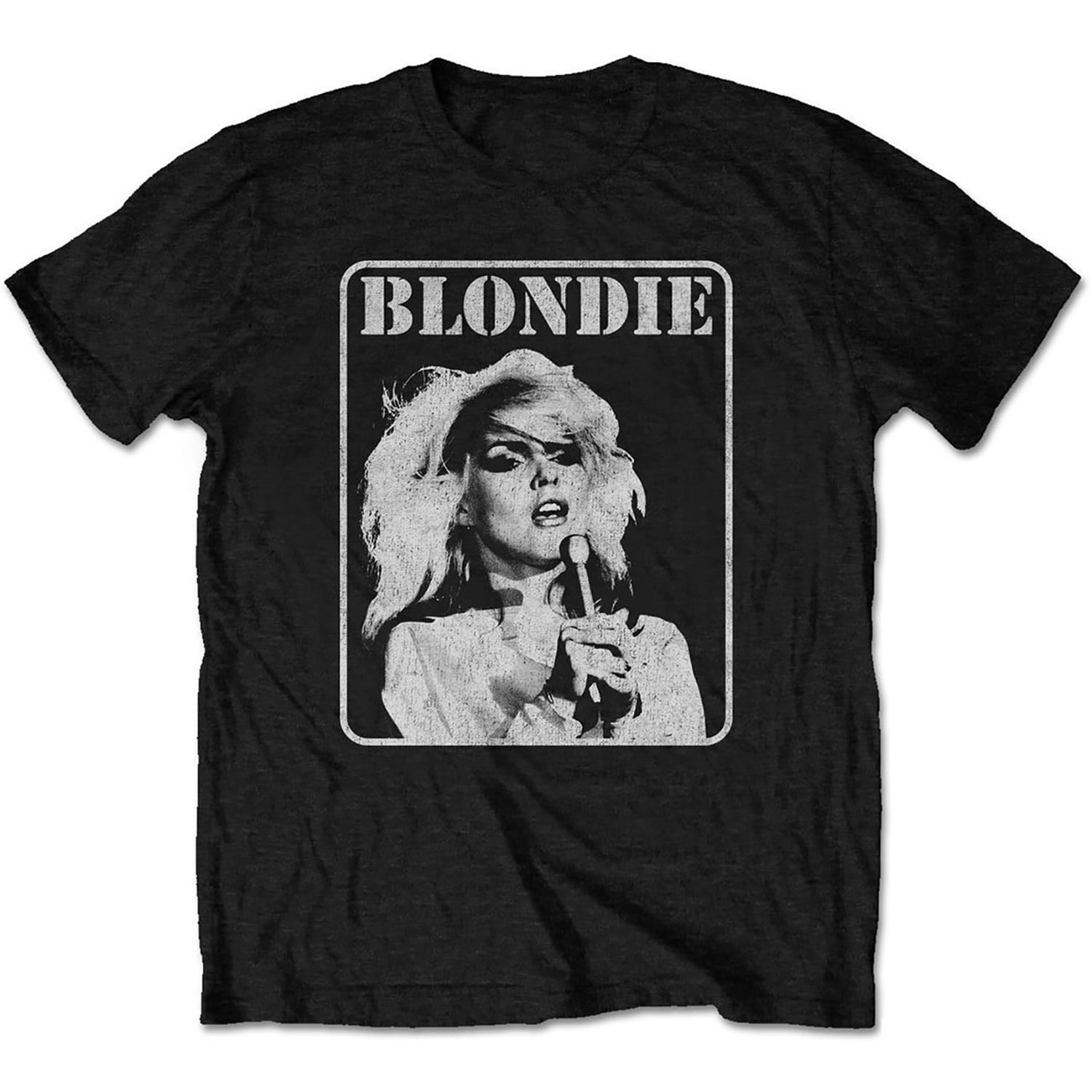 Blondie Debbie Harry Mic Pose 1 Parallel Lines Tee T-Shirt - Walmart.com