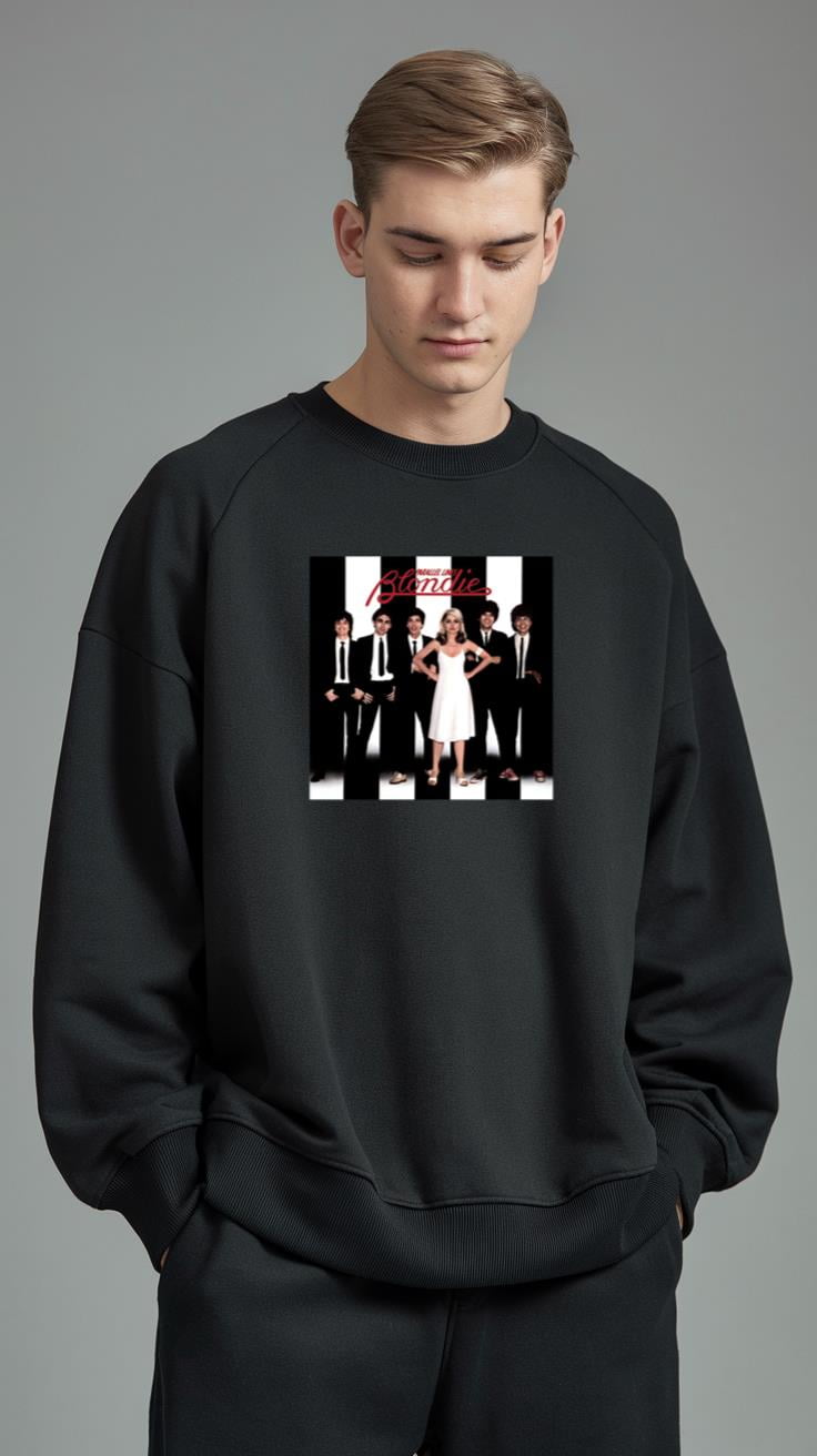 Blondie Parallel Lines Sweatshirt with Debbie Harry, 80s Rock Band ...