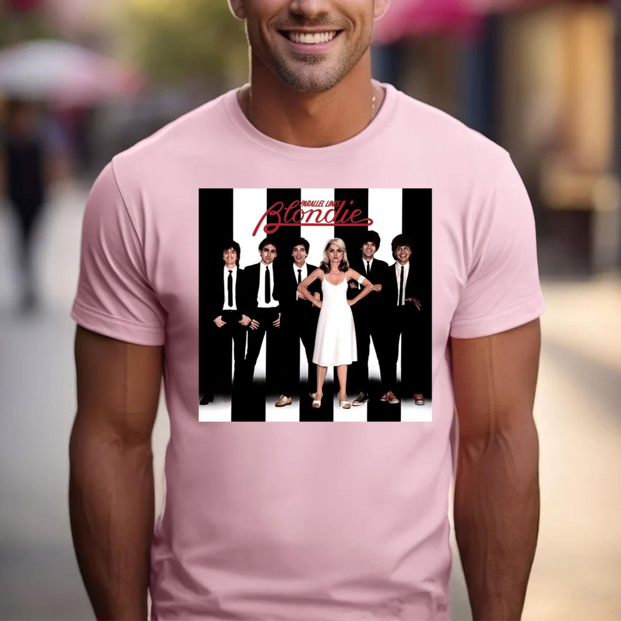 Blondie Parallel Lines T Shirt - 80S Rock - Debbie Harry, Gift For Men ...