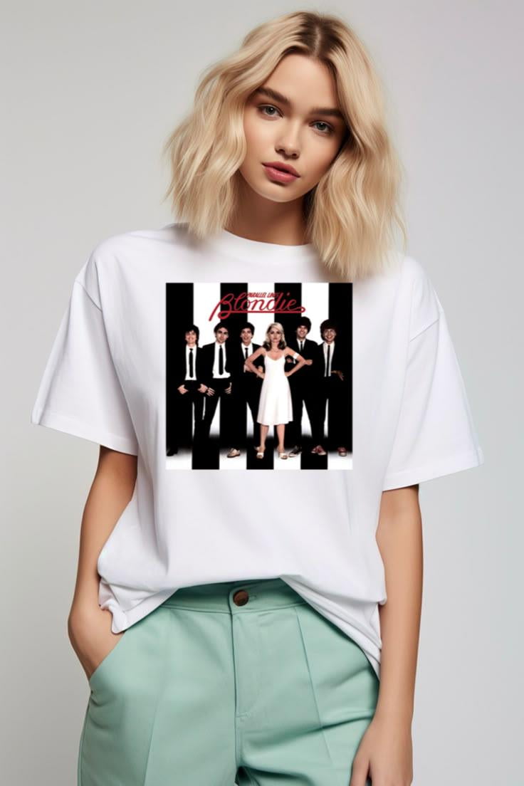 Blondie Parallel Lines T-Shirt, Debbie Harry Rock Tee, for men & women ...