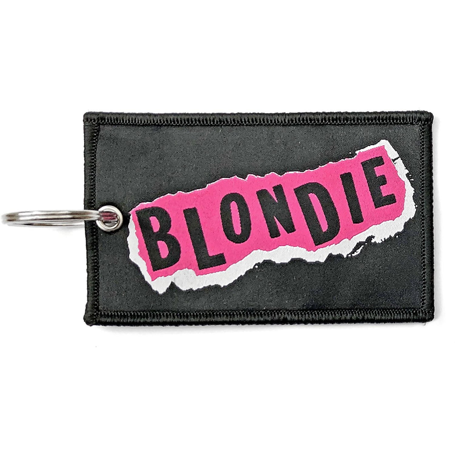Blondie Punk Logo Double Sided Patch Keychain - Walmart.com