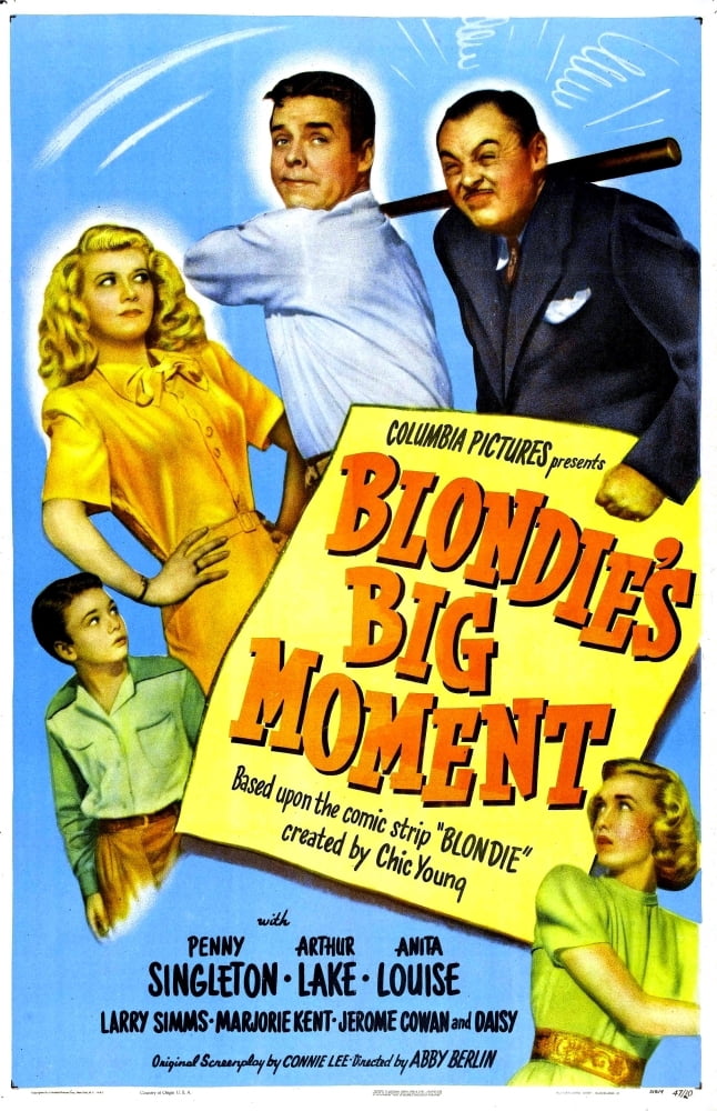 Blondie'S Big Moment U Movie Poster Masterprint - Walmart.com