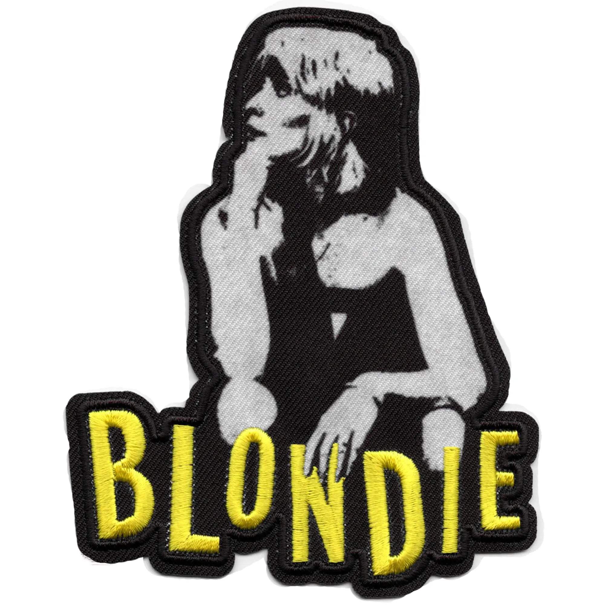 Blondie Stencil Poster Patch New Wave Rock Sublimated Embroidered Iron ...