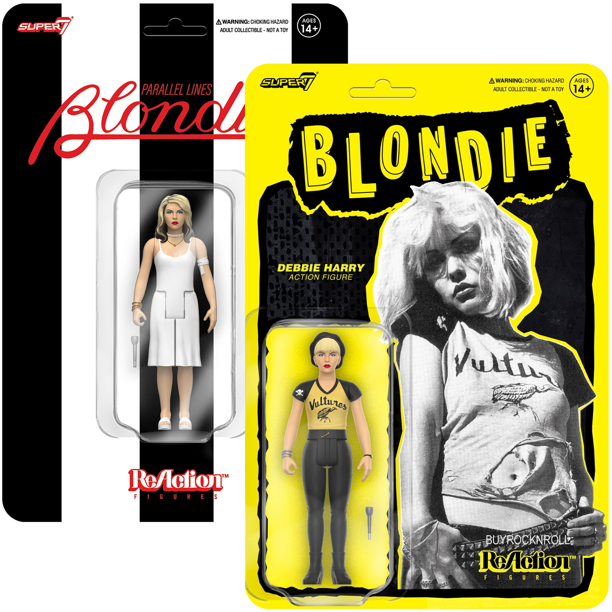 Blondie Super7 Punk-Rocker Debbie Harry Parallel & Vultures Reaction ...