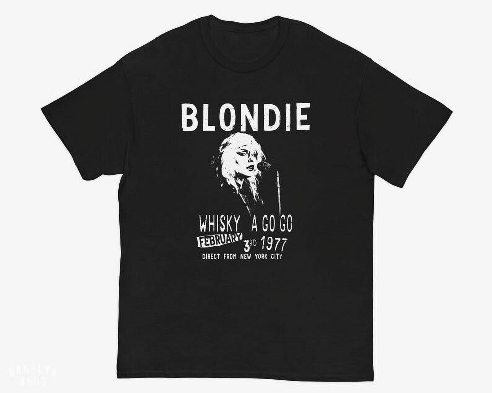 Blondie Tshirt Debbie Harry Whisky A Go Go Concert Size S-3XL - Walmart.com