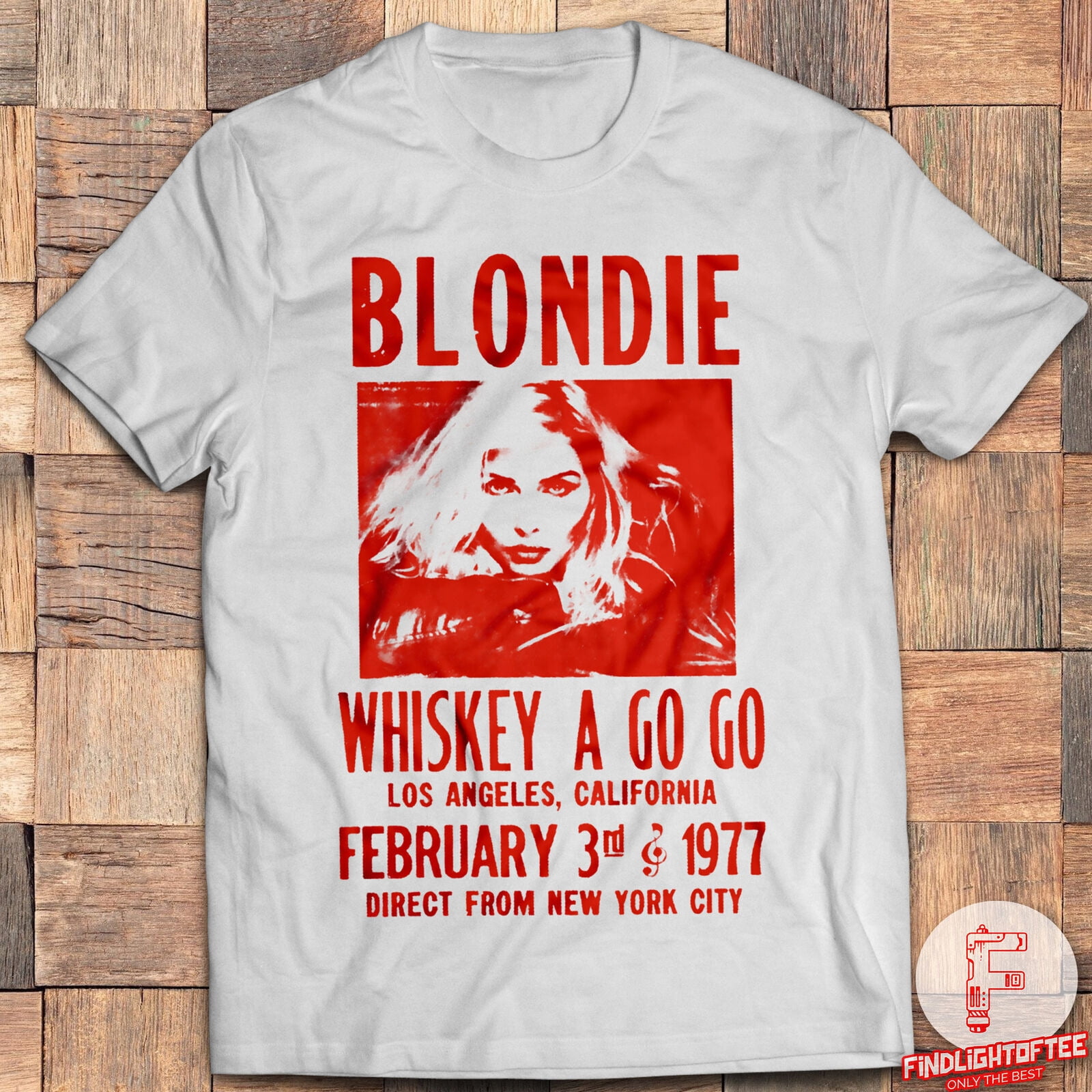 Blondie Whiskey A Go Go Concert in LA Poster T-Shirt Debbie Harry Chris ...