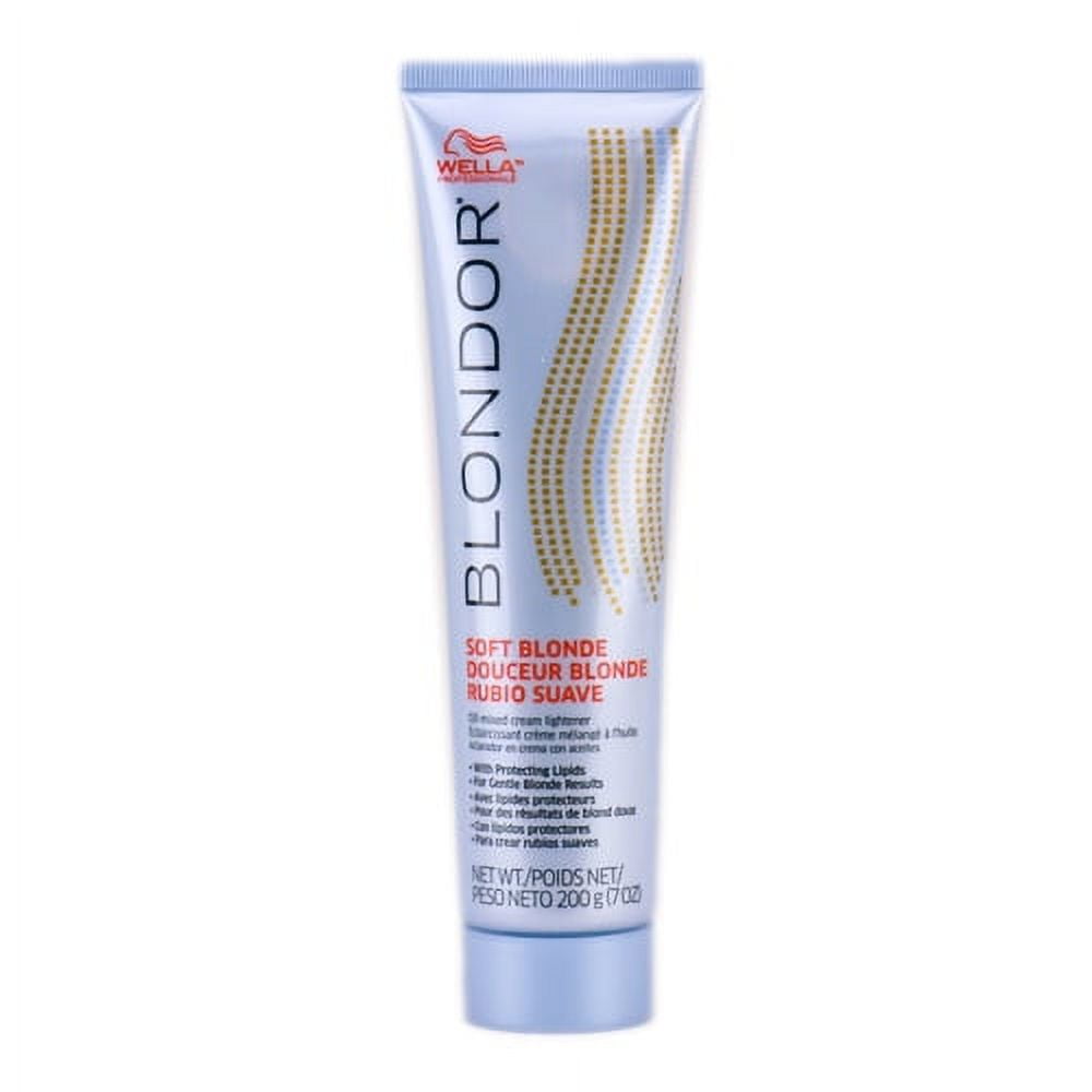 Wella Blondor Soft Blonde Cream Lightener for Unisex - 7 oz - Walmart.com