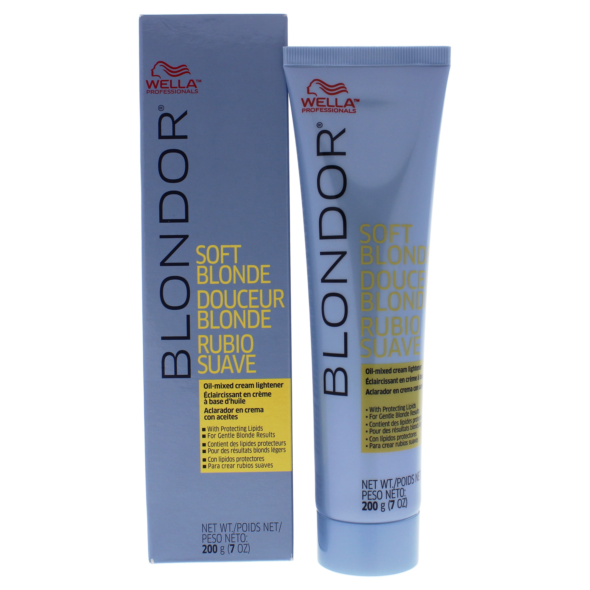 Wella Blondor Soft Blonde Cream Lightener for Unisex - 7 oz - Walmart.com