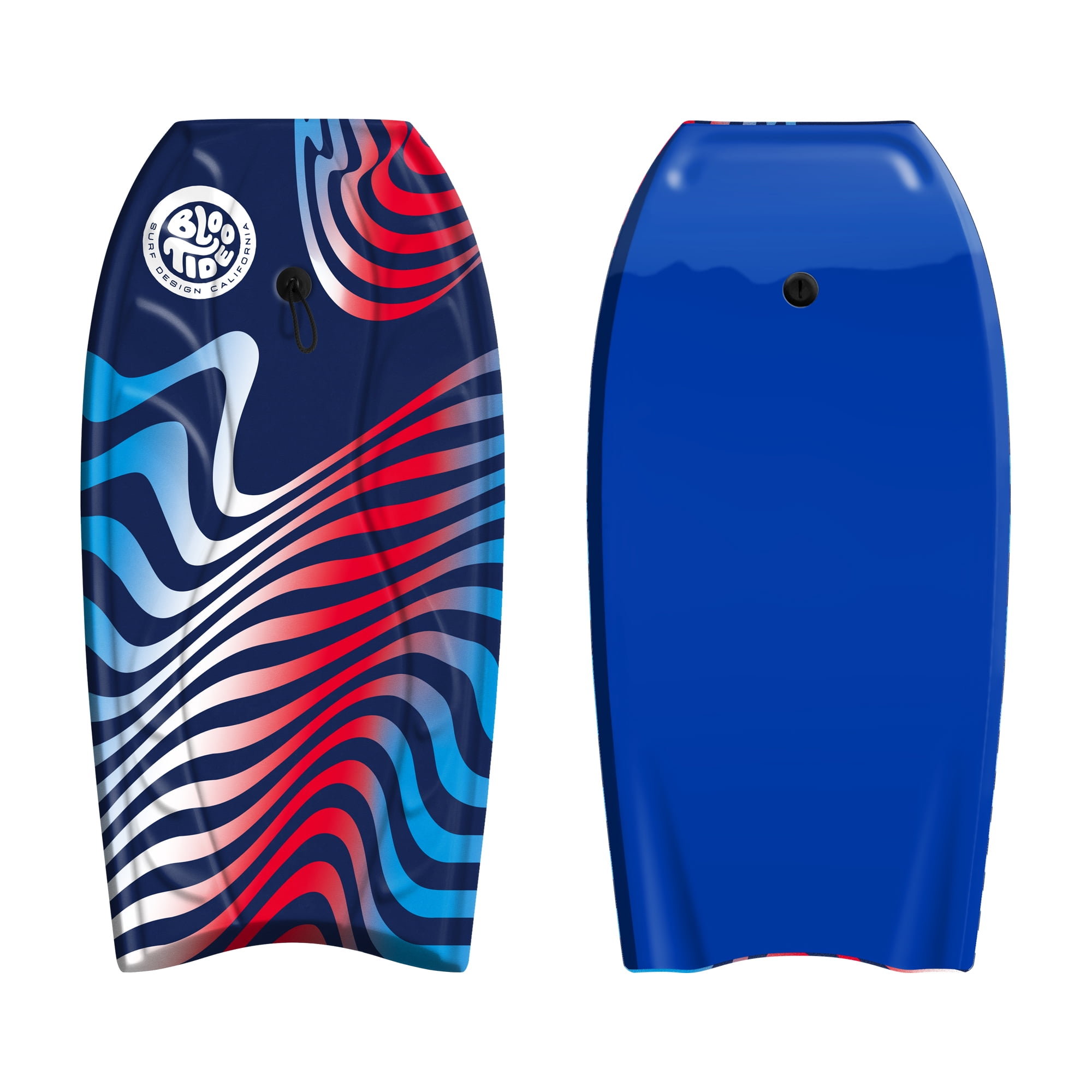 Bloo Tide 40in Bodyboard Blue Sonar Americana graphic top with basic ...