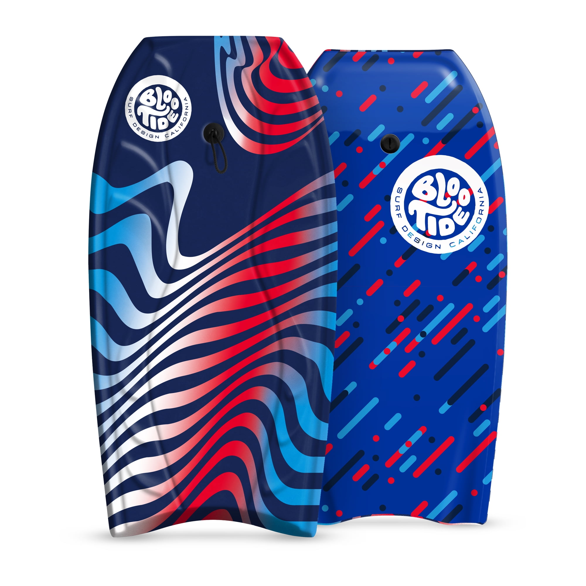 Bloo Tide Body board 40 In. Red White & Blue Body board, Leash Included ...