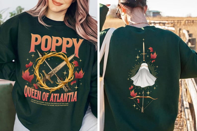 Blood And Ash Fan Shirt, Poppy Queen Of Atlantia Shirts, From Blood And ...
