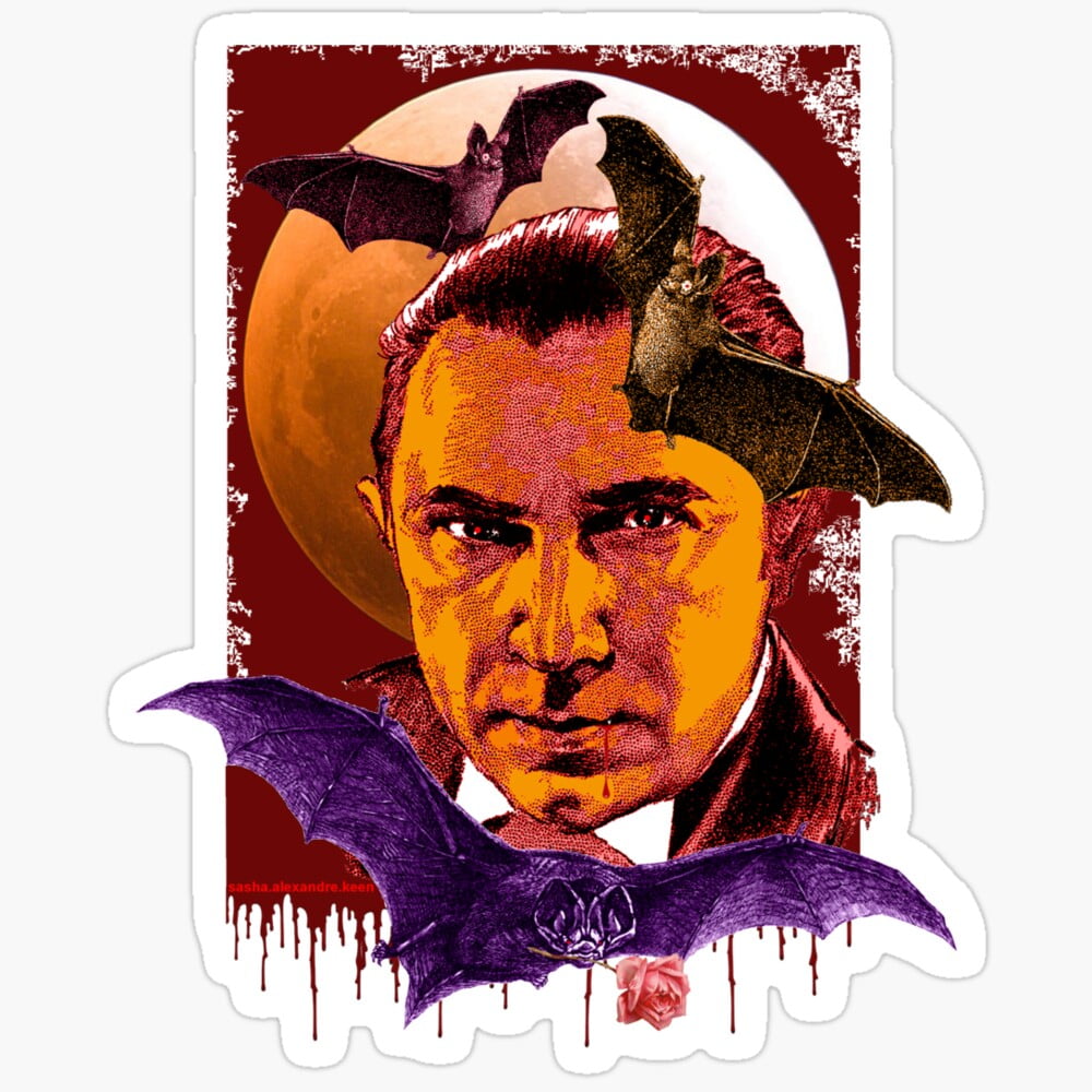 Blood And Roses Sticker Phone Decal Water Bottle Stickers Car Decals ...