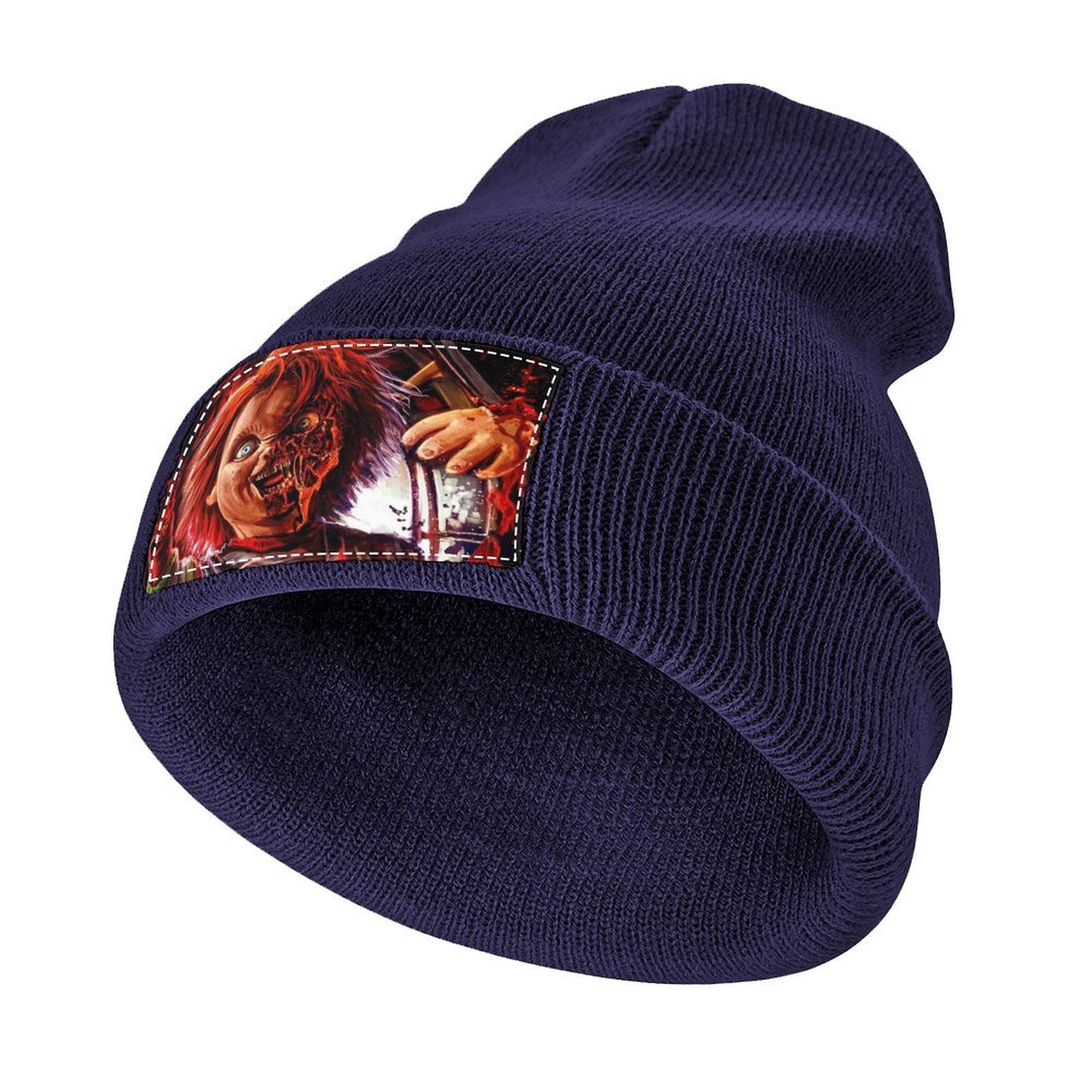 Blood Art Scary Stretchable Knitted Beanie Hat Daily Winter Thermal ...