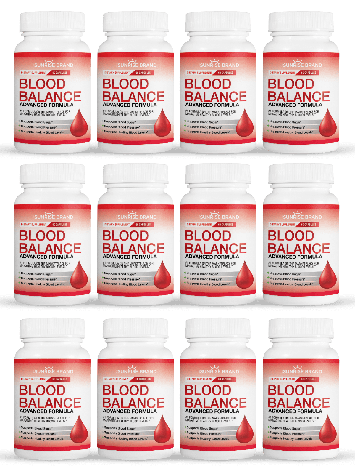Blood Balance Advanced Formula - 12 Bottles 720 Capsules - Walmart.com
