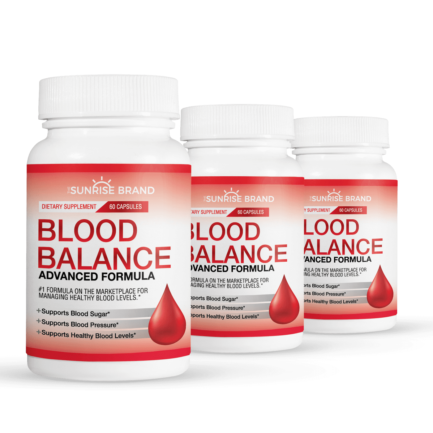 Blood Balance Advanced Formula - 3 Bottles 180 Capsules - Walmart.com