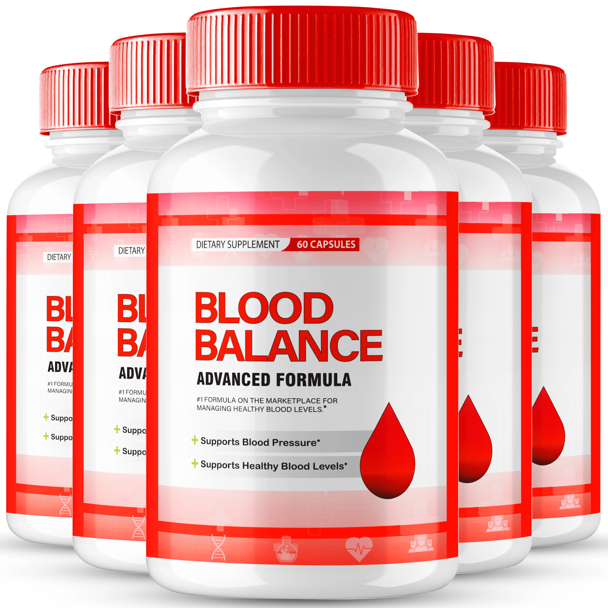 Blood Balance Blood Formula Support Supplement Capsules, Official ...