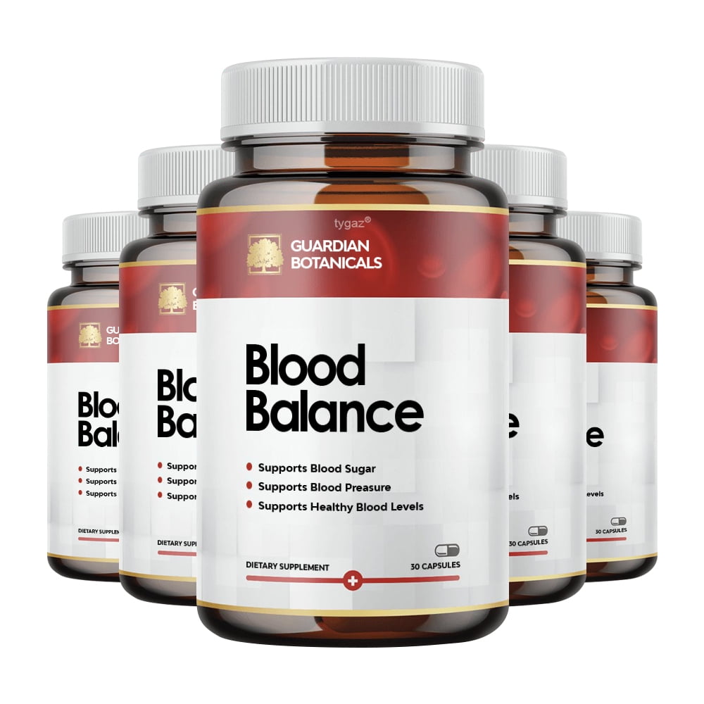 Tygaz Blood Balance Guardian Botanicals 5-Pack, Glucose Support ...