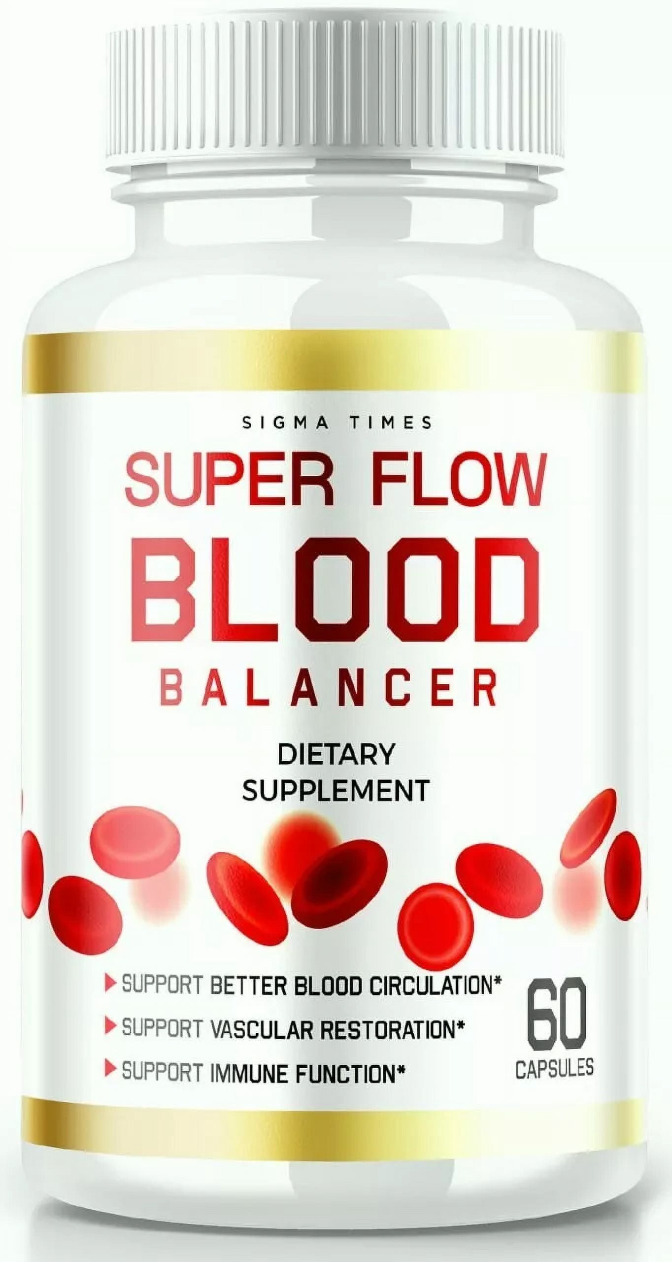 Blood Balancer Pills to Support Blood Sugar & Blood Pressure 60ct - Walmart.com