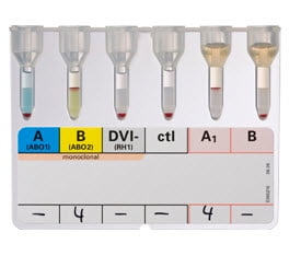 Blood Bank Reagent MTS Blood Grouping Test A / B / D Monoclonal ...